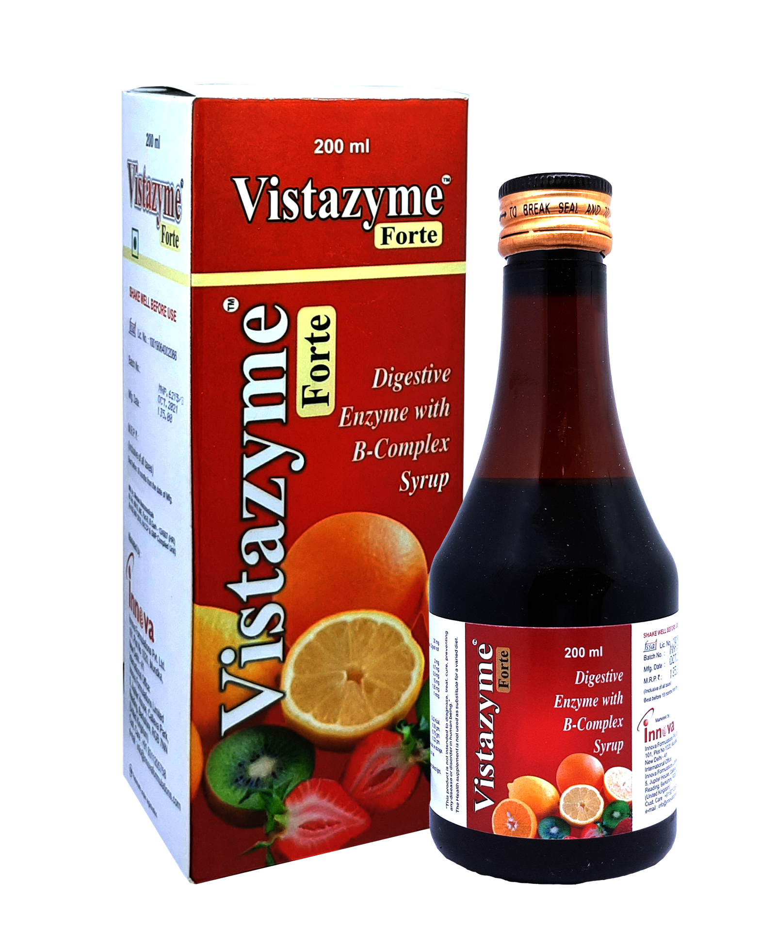 Vistazyme Forte Syrup 200 ml. – Innova Formulations | Advanced Medicine ...